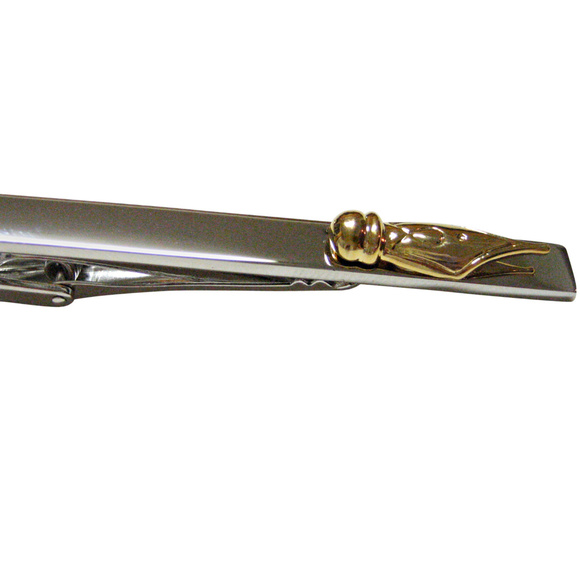 Kiola Designs | Accessories | Gold Toned Fountain Pen Nib Square Tie ...